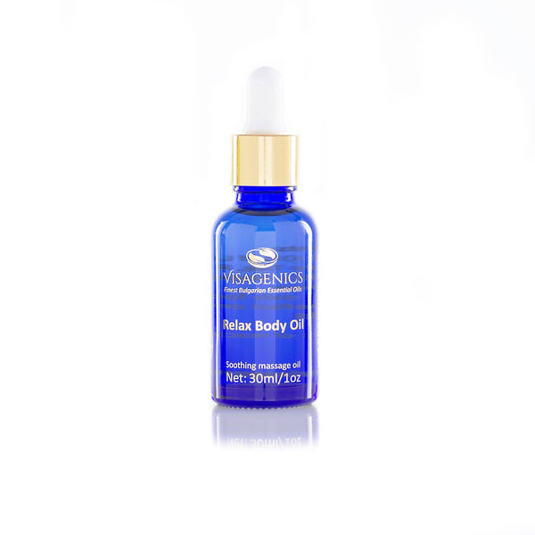 Relax Body Oil | Professional Grade Massage Oil | Visagenics ...